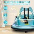 iRerts 12V Kids Motorized Bumper Car with Remote, Bluetooth, Music, LED ...