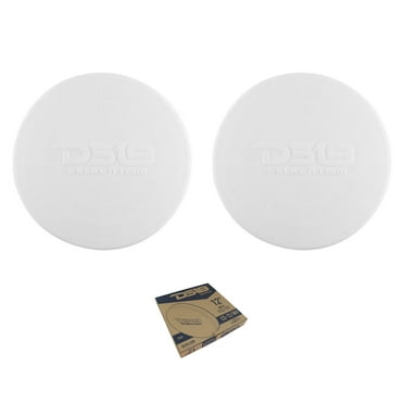 Pair of Black DS18 HYDRO 10" Silastic Silicone Marine Speaker Covers CS ...