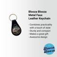 Adventure Awaits Mountains Hiking Camping Metal Black Leather Keychain ...