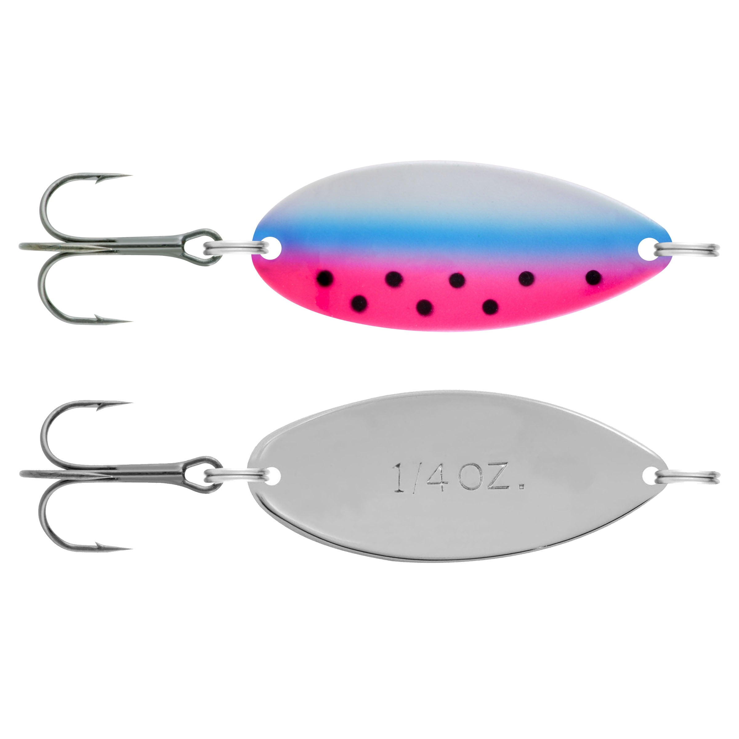 South Bend Kast-A-Way Shud-L-Spoon Freshwater Fishing Lure, Rainbow ...