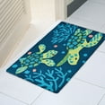 Deep Blue Sea Turtles Jellybean Accent Washable Rug 20" x 30" JB-LCW021 ...
