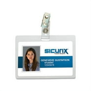 C-Line Specialty Name Badge Holder Kits, 4 x 3, White, 50/Box - Walmart.com