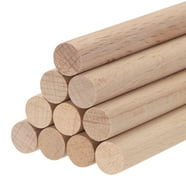 Wood Craft Dowel Sticks, Natural, 12-Inch, 10-Count - Walmart.com