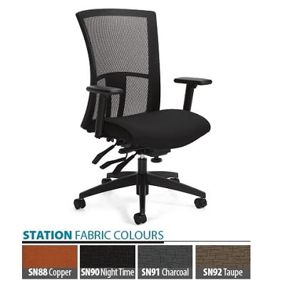CHAIR-VION MESH HIGH BACK MULTI TILTER COPPER | Walmart Canada
