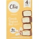 Clio Vanilla Greek Yogurt Bar in Chocolatey Coating, 1.76 oz, 4 Ct ...