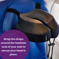 Cabeau Evolution S3 Memory Foam Travel Neck Pillow with Seat Strap, One ...