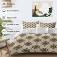 Bohemian Diamond Pattern Duvet Cover Set Twin Size, Boho Tribal ...