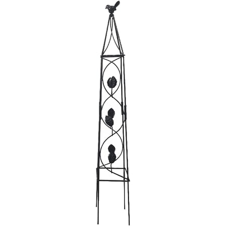 Metal Garden Trellis Plants Support Outdoor Cucumber Trellis Obelisk ...