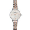 Emporio Armani Women's Retro Quartz Watch, Two-Tone Stainless Steel ...