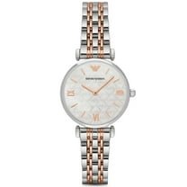 Emporio Armani Women's Retro Quartz Watch, Two-Tone Stainless Steel ...