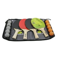 JOOLA Duo Recreational Table Tennis Racket Set with Carrying Case, 2ct ...