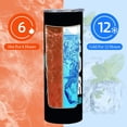 20 oz Stainless Steel Insulated Tumbler - Black with Blue Brain Graphic ...