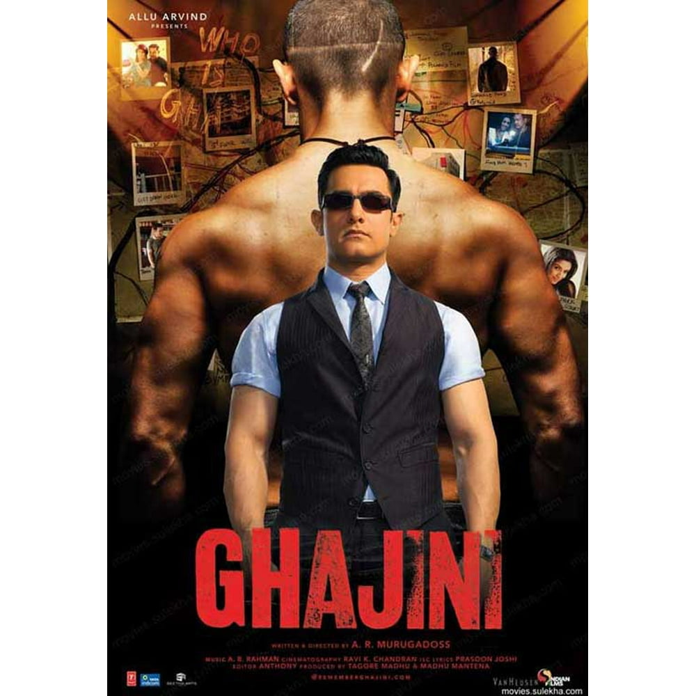 Ghajini - movie POSTER (Style E) (11" x 17") (2008) - Walmart.com ...