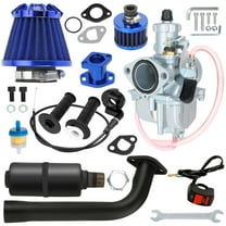 VM22 26mm Carburetor Exhaust Pipe Muffler Jet Kit for Predator 212cc ...