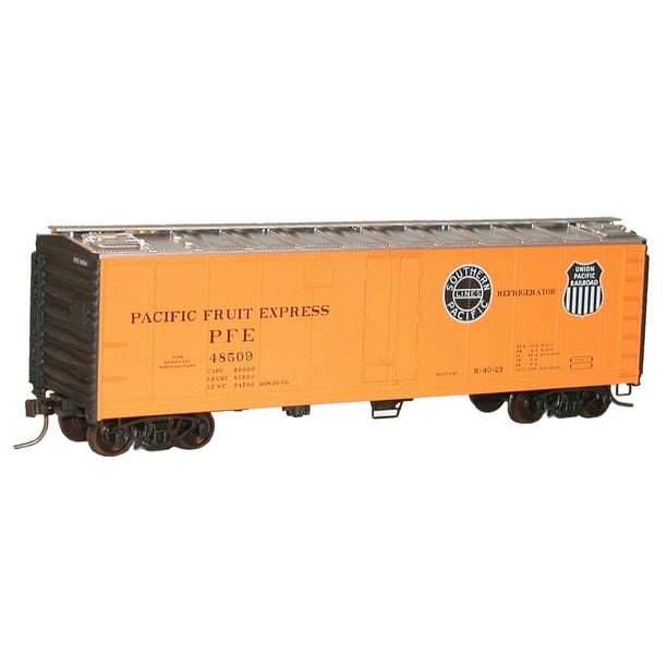 Accurail 8059 HO Scale Pacific Fruit Express 40' Steel Reefer 3-Car Set ...