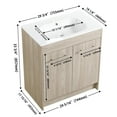 Holaki 30 Inch Freestanding Bathroom Vanity (KD-Packing) - Walmart.com