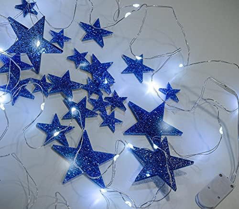Floating Stars Glitter Blue-Fills 1 Gallon For Your Vases-Including Transparent Water Gels Kits ...