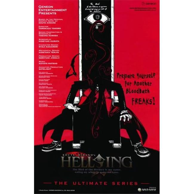 Pop Culture Graphics MOV444666 Hellsing Ultimate Movie Poster, 11 x 17 ...
