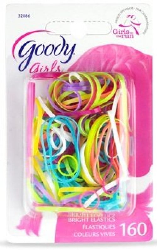 Goody Girls Ouchless Polybands Latex Elastics Assorted Colors 160 Count ...