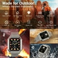 TIGRADE 1.91-inch Men's Military Smartwatch with 100+ Sport Modes, Call ...