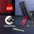 K KINGKANG Adjustable Weight Bench, Utility Gym Bench for Full Body Workout, Foldable, 800 Lbs ...
