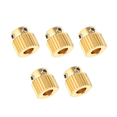 5x Brass Bore Feed Wheel Extruder Hobbed Drive Gear for 3D | Walmart Canada