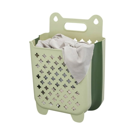 Wall Mounted Collapsible Laundry Basket Large Capacity Hanging Folding ...