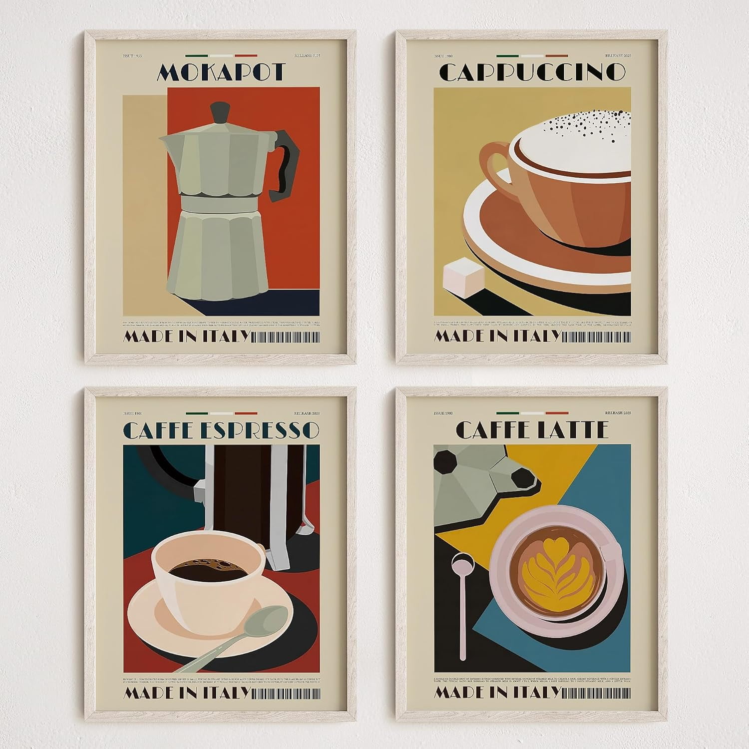 Click here for Tingge 4pcs Coffee Bar Kitchen Wall Art Prints  It... prices