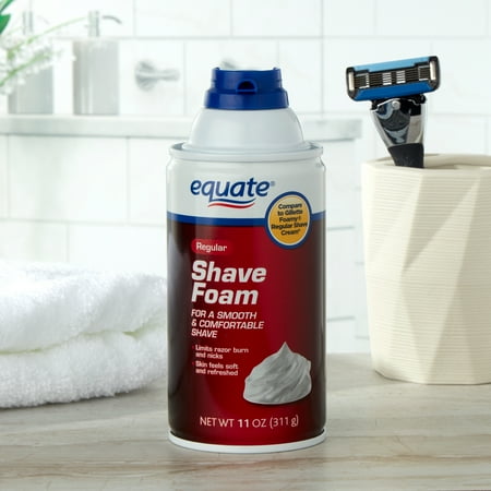 Equate - Equate Regular Shave Foam, 11 oz - Walmart.com