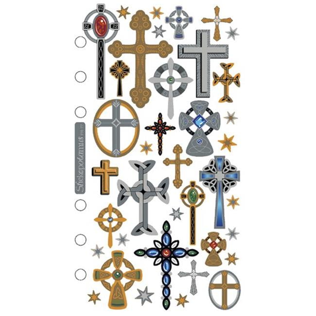 Sticko Stickers-Crosses - Walmart.com