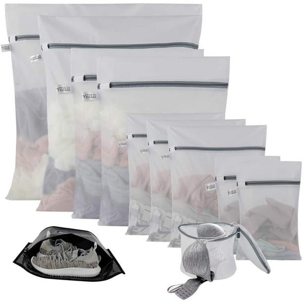 Mesh Laundry Bags, AIMTYD Delicate Clothes Wash Bag, Lingerie Bag ...