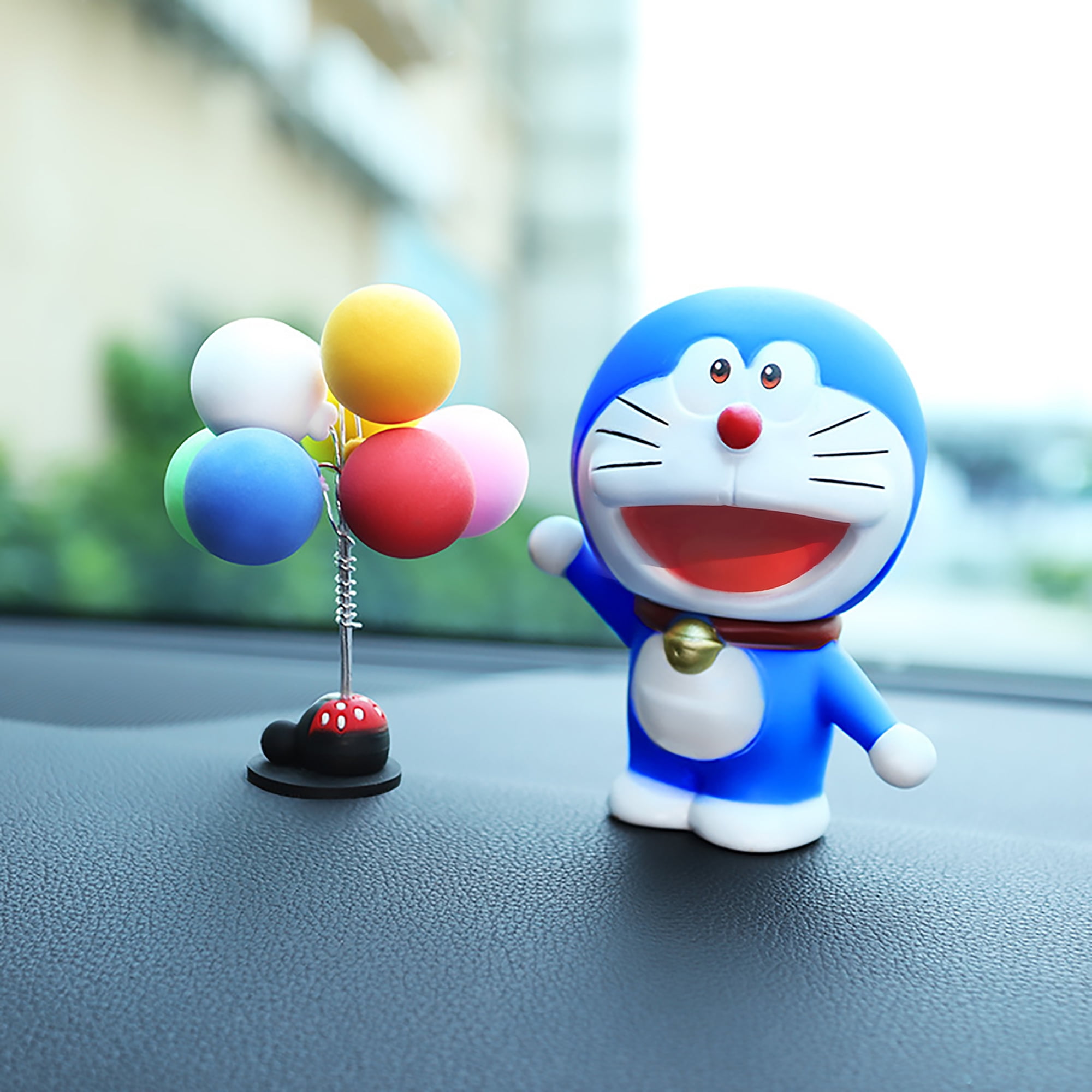 Buy ETERSTARLY Doraemon Figure,5Cuddly Raise hand Smile Doraemon Model ...