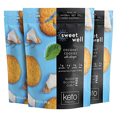 Sweetwell Coconut Cookies, Sugar-Free, Keto-Friendly Snack With ...