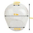 Free Shipping! Crack Finish Glass Lamp Shade, LEDupdates 3 Pack Clear ...