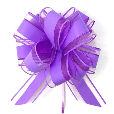 Allgala 12-pc 6 Inch Large Everyday Pull Bows-Purple-GP92002 - Walmart.com