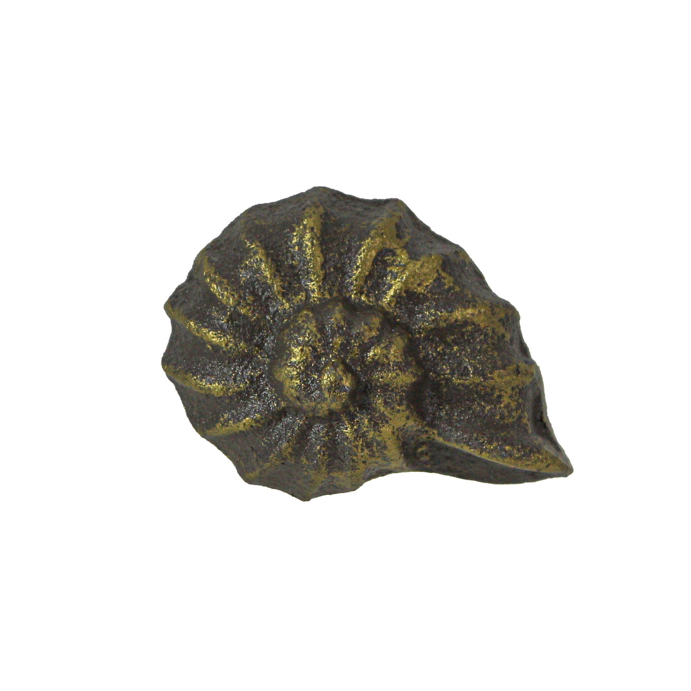 Zeckos Bronze Cast Iron Nautilus Shell Drawer Pull Cabinet Knob ...