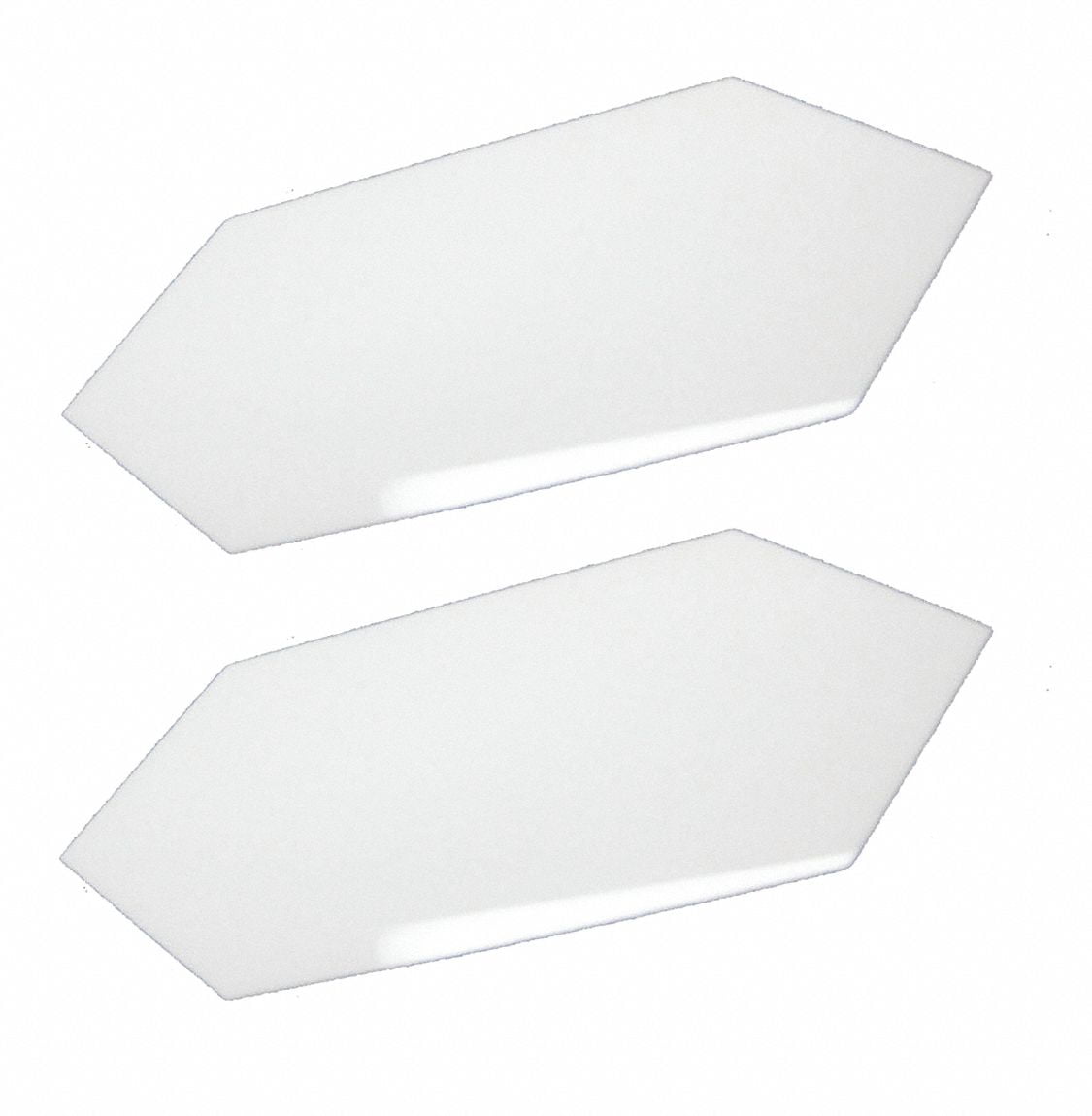 Mirredge Seam Plates,White,3 in W,PK2 42502 - Walmart.com