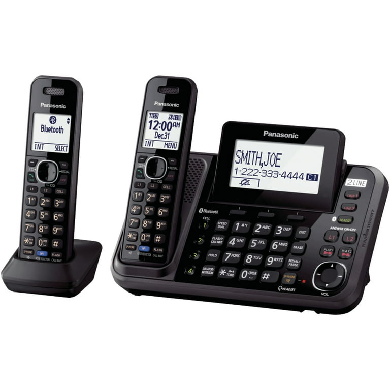 Free Shipping! Panasonic Kx-tg9542b Dect 6.0 Link2cell 2 Free Shipping! Panasonic Kx-tg9542b Dect 6.0 Link2cell 2