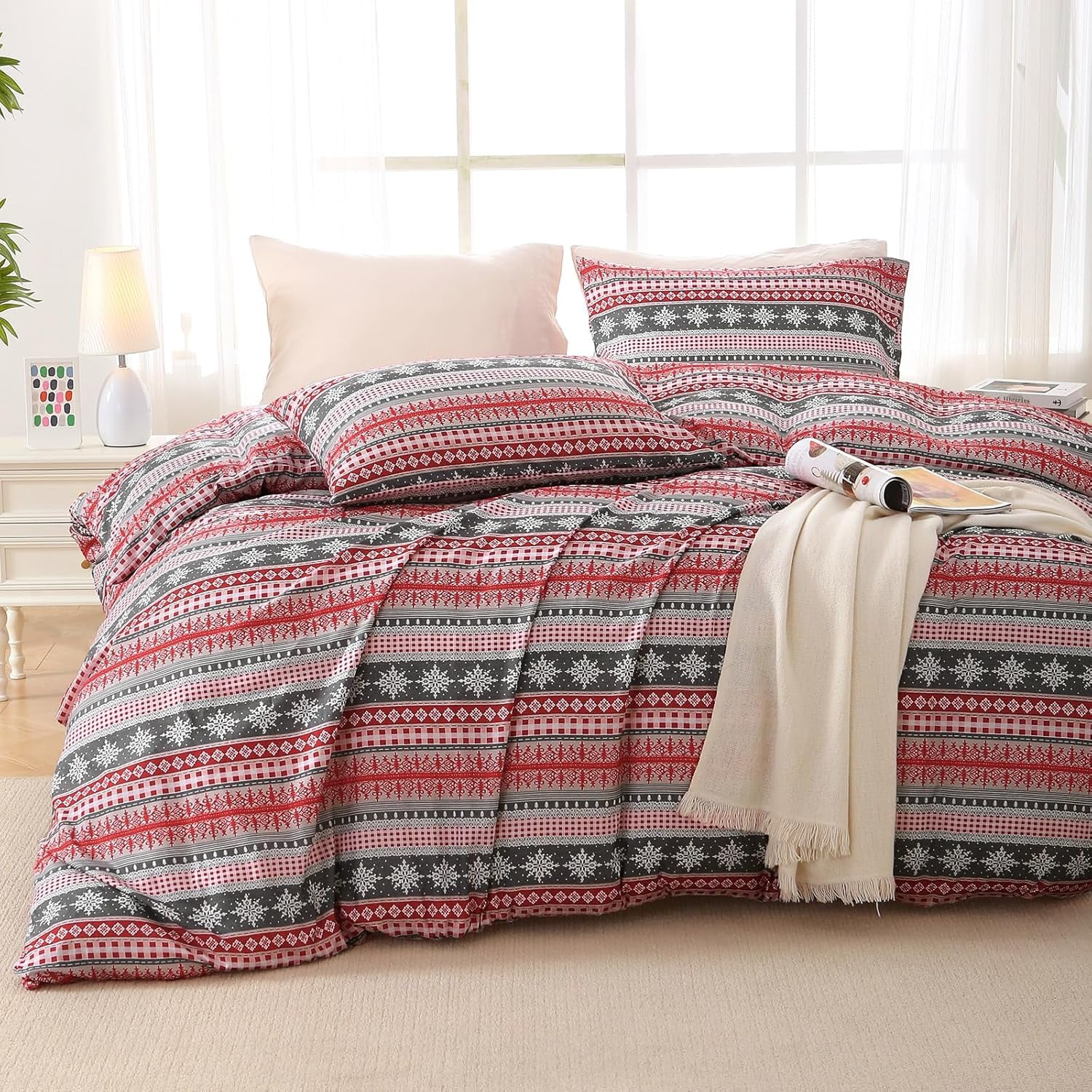 Click here for Siabc-Duvet Cover Queen Size  Reversible Floral Fl... prices