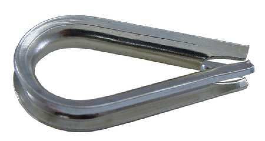 LOOS AN100-12 Wire Rope Thimble,3/8 In,CS - Walmart.com