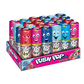 Push Pop Gummy Roll Assorted Flavors Gummy Candy - Walmart.com ...