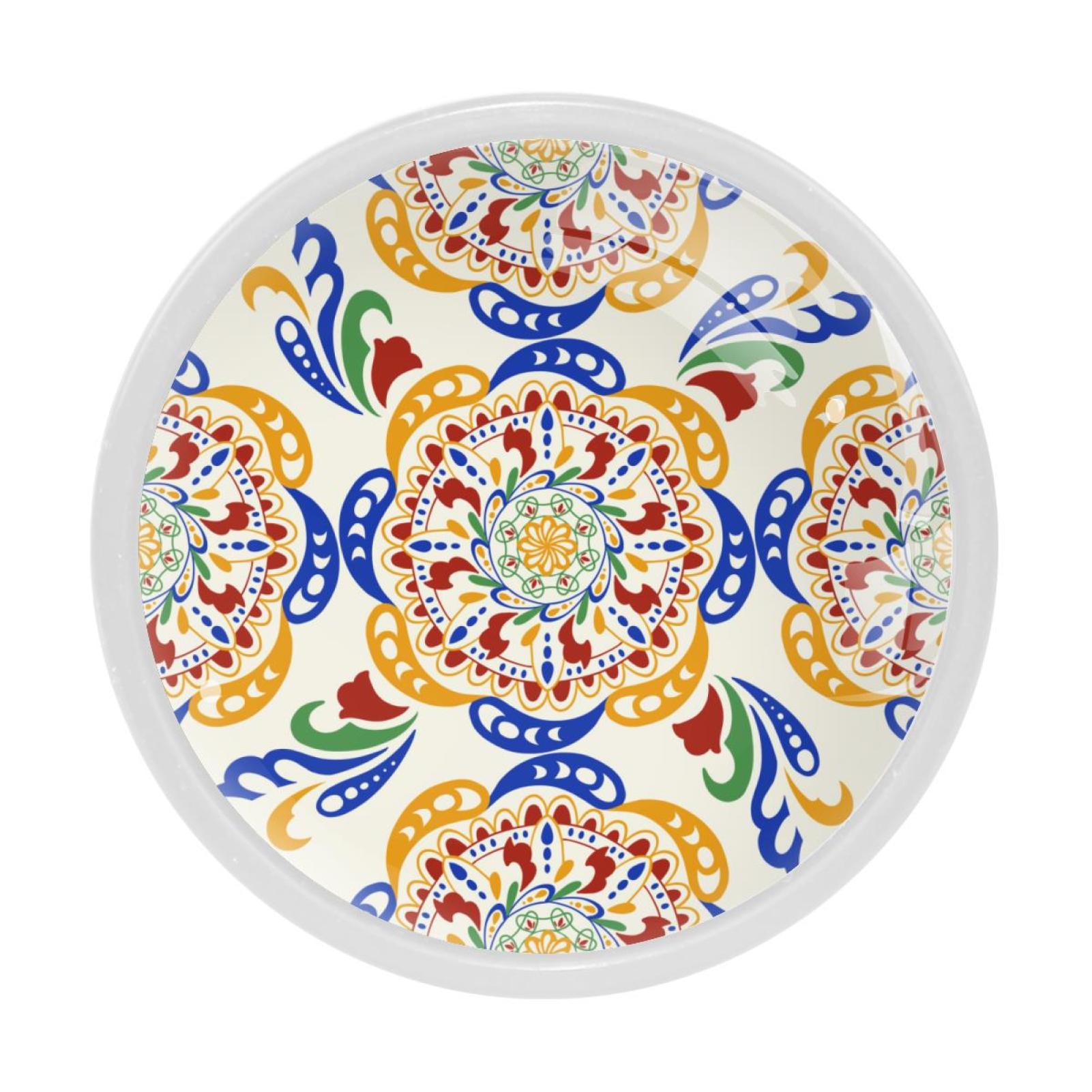 4 Pcs Boho Texture Knobs for Kitchen Cabinet Cupboard Dresser Bookcase ...