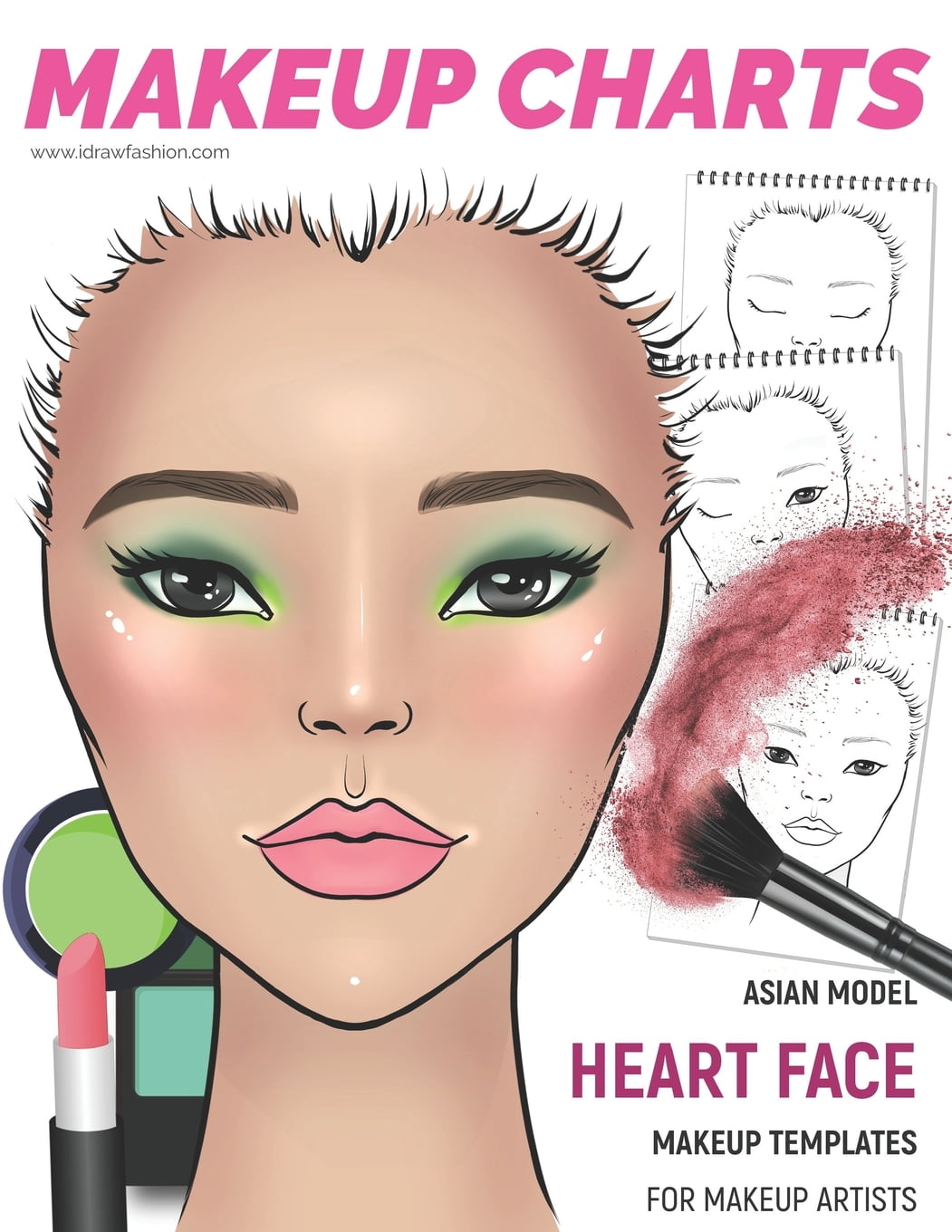 Face Charts For Makeup | Saubhaya Makeup