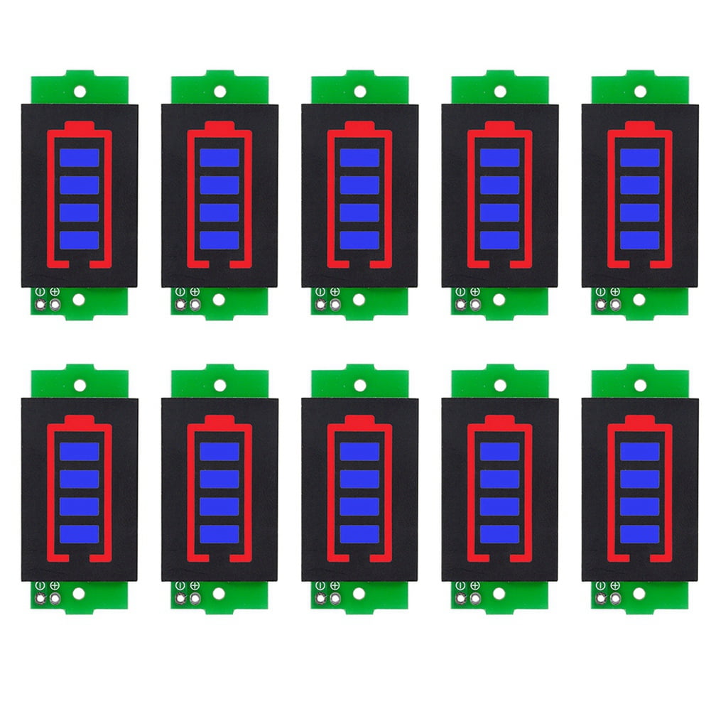 1 2 3 4 6 7 8S Lithium Battery Fuel Gauge Display Module 3 Strings LED 1 2 3 4 6 7 8S Lithium Battery Fuel Gauge Display Module 3 Strings LED