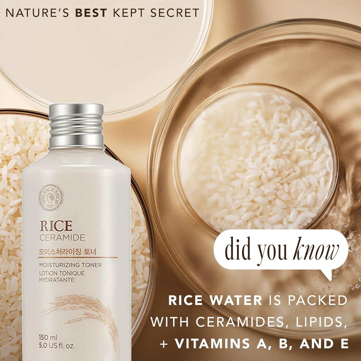 Click here for The Face Shop  Rice Ceramide  Moisturizing Toner... prices
