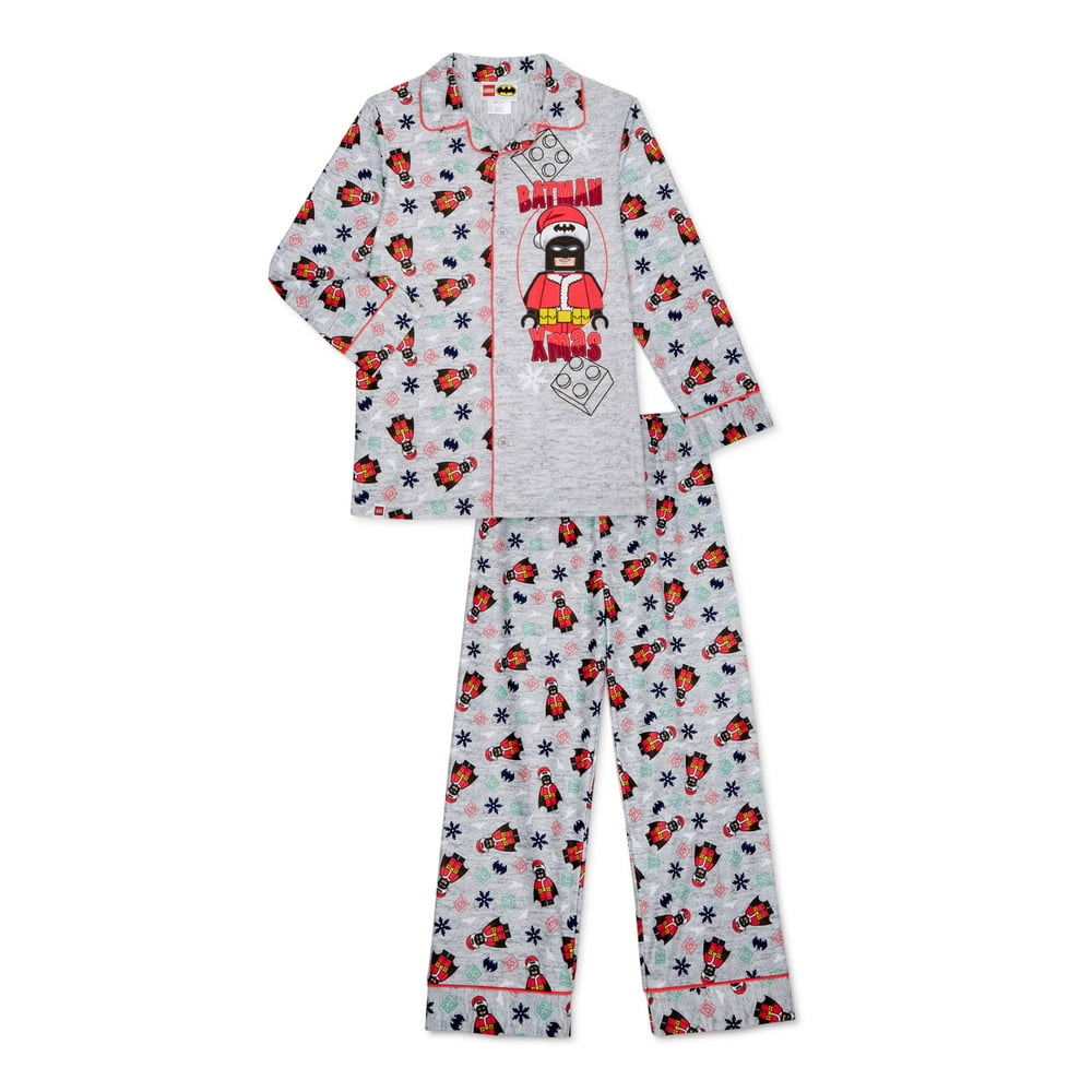 LEGO - Lego Batman Boys Pajama Set, 2-Piece, Sizes 4-12 - Walmart.com ...