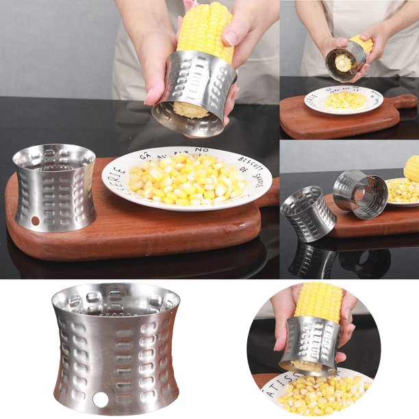 iju7gthy Squirrel Corn on The Cob Stainless Steel Corn Peeler House Corn Corn Planer Kitchen ...