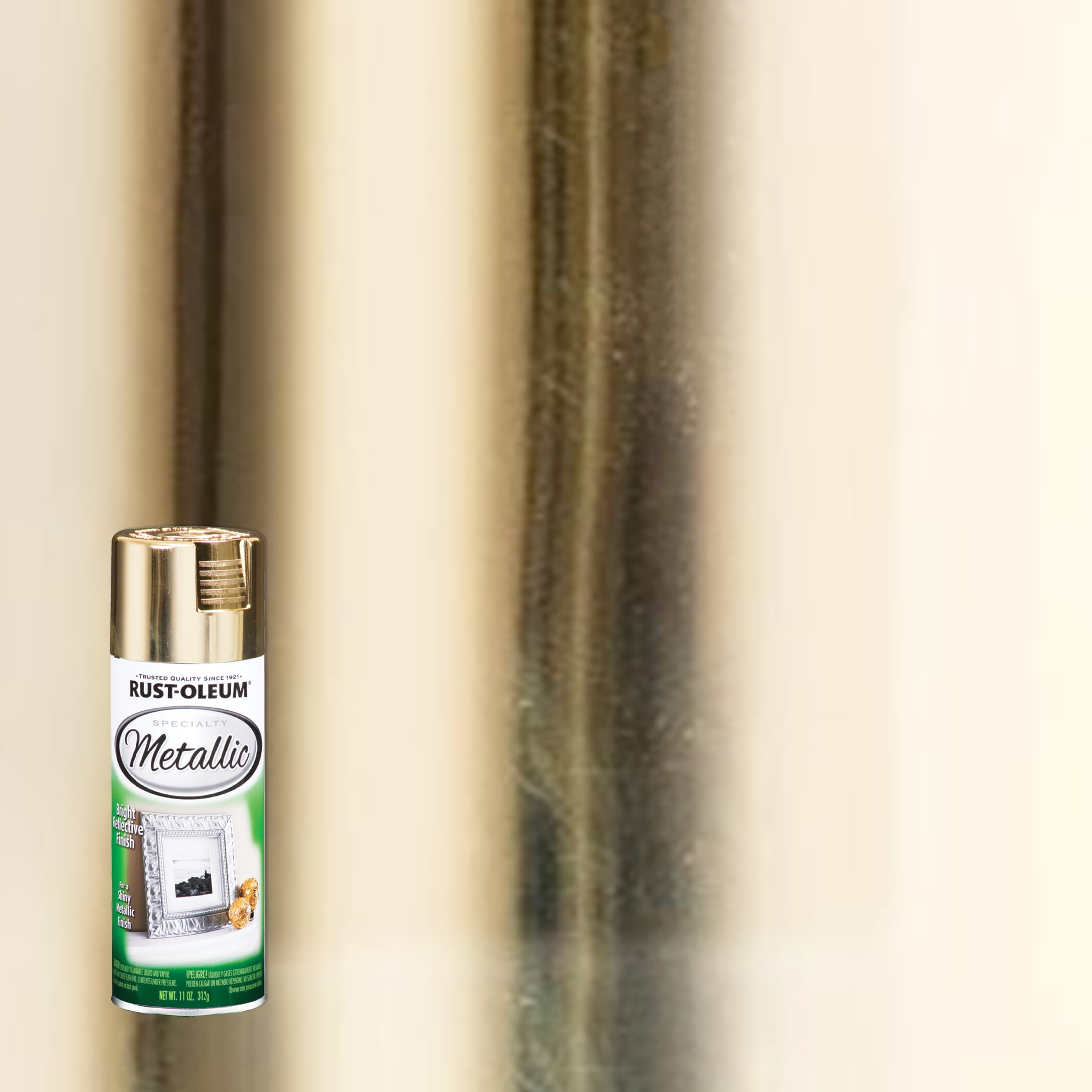 Gold, Rust-Oleum Specialty Metallic Spray Paint- 11 oz, 6 Pack ...