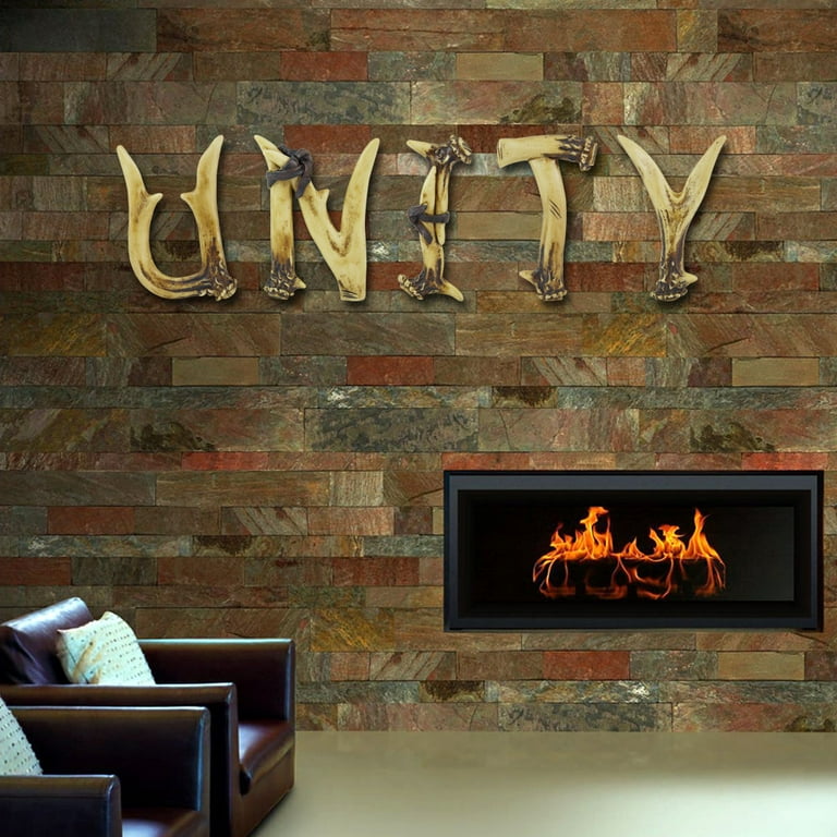 Decorative Antler Letter U