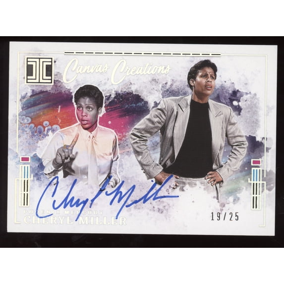 2025 Panini Impeccable Canvas Creations Cheryl Miller #CC-CM /25 ...